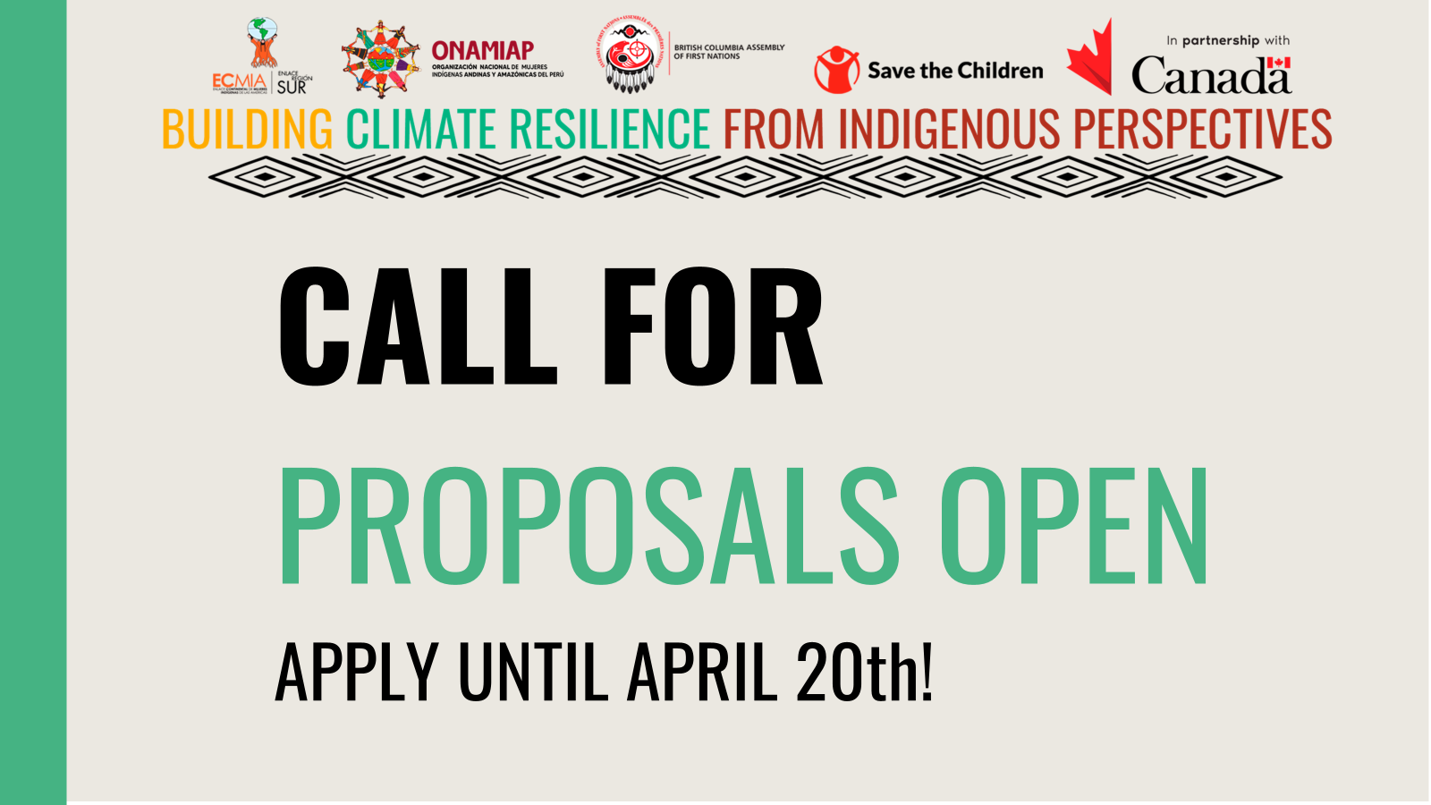 Building Climate Resilience from Indigenous Perspectives – Call for ...